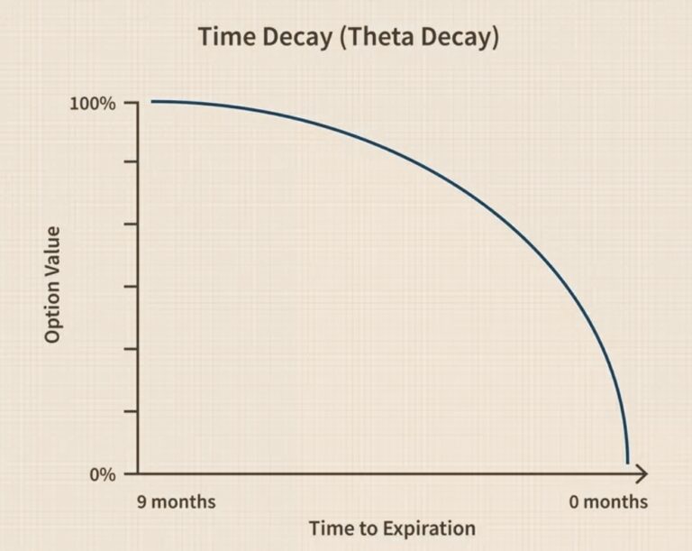 How does time decay impact in-the-money, at-the-money, and out-of-the ...